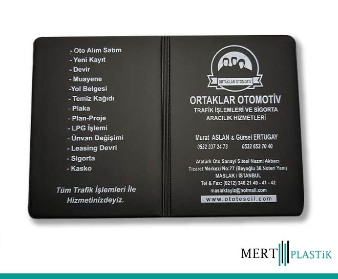 Biala Ruhsat Kabı İmalatı - BRK003 | Mert Plastik - Ruhsat Kabı İmalatı
